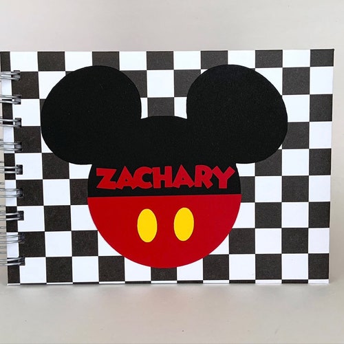 Personalized Disney Autograph & Photo Book Mickey Mouse - Etsy