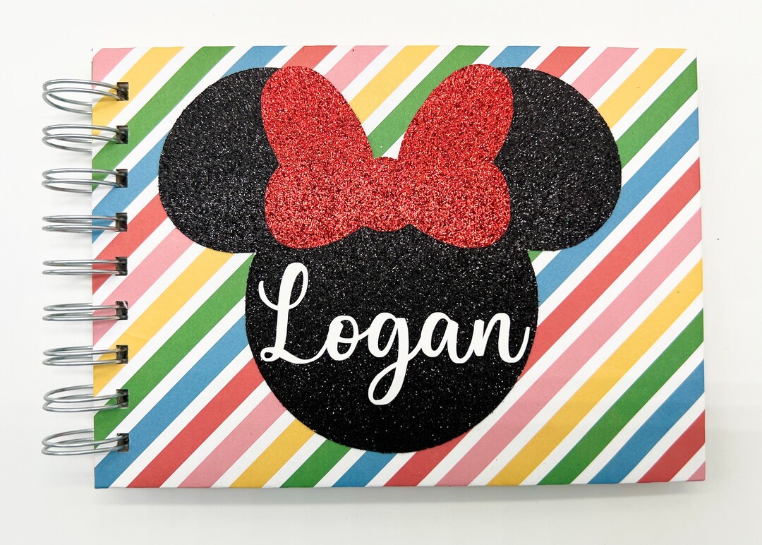 Disney Autograph Book Glitter Minnie Mouse Photo Album - Etsy