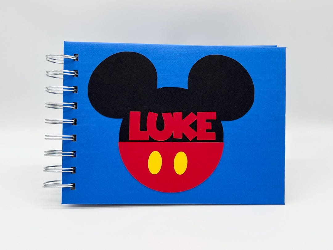 Disney Autograph Book Mickey Mouse Personalized Disney World Disneyland ...