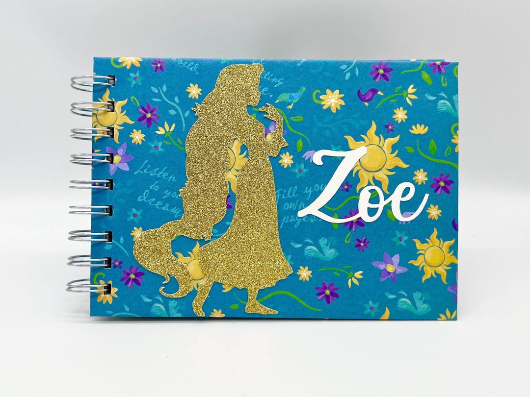 Rapunzel Autograph Book, Disney Character Signature Album, Personalized ...