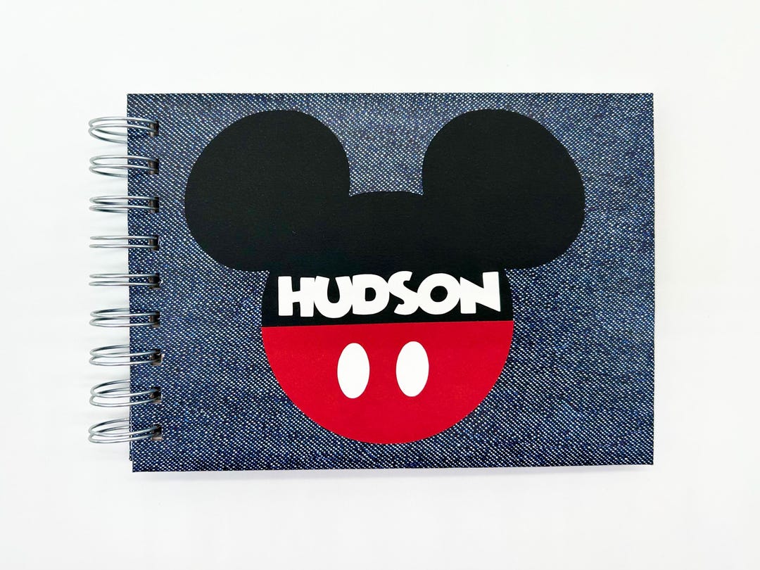 Personalized Autograph Book Mickey Mouse Disney World Disneyland Disney ...