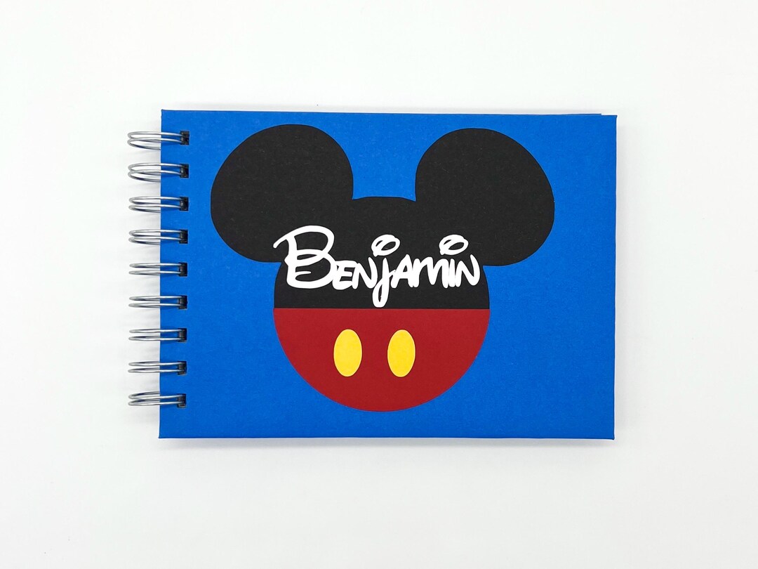 Disney Autograph Book Mickey Mouse Personalized Disney World Disneyland ...