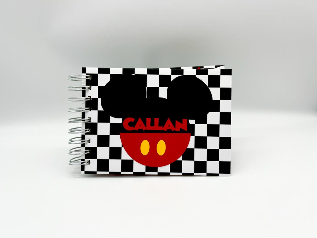 Personalized Mickey Mouse Autograph Book, Disney Vacation Keepsake - Etsy