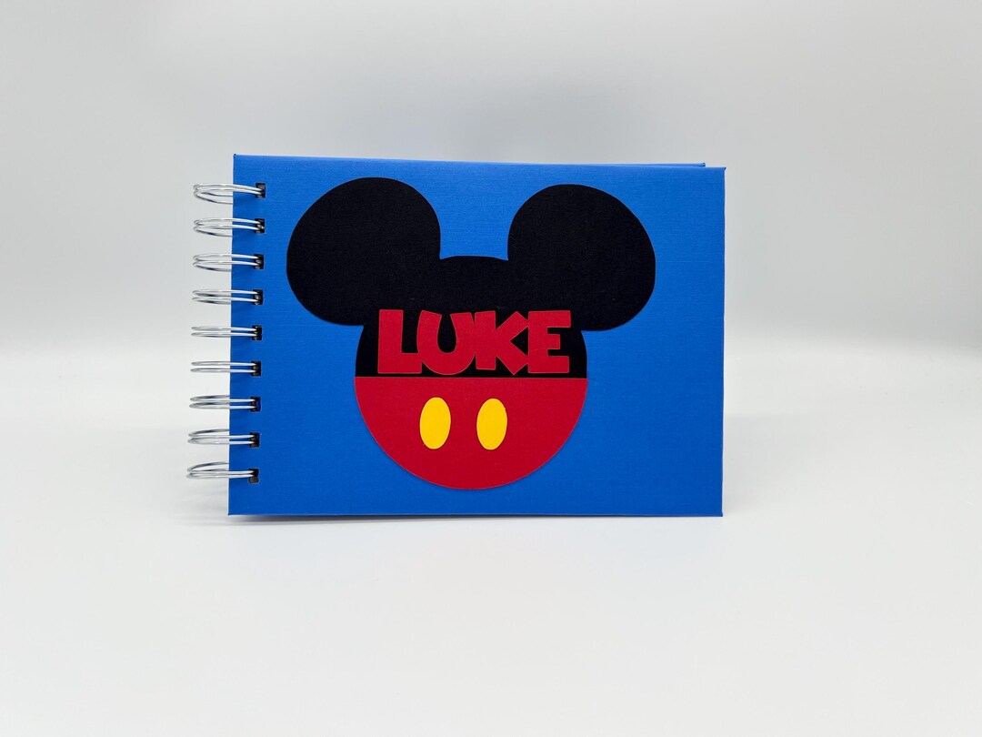 Personalized Mickey Mouse Autograph Book, Disney Vacation Keepsake - Etsy