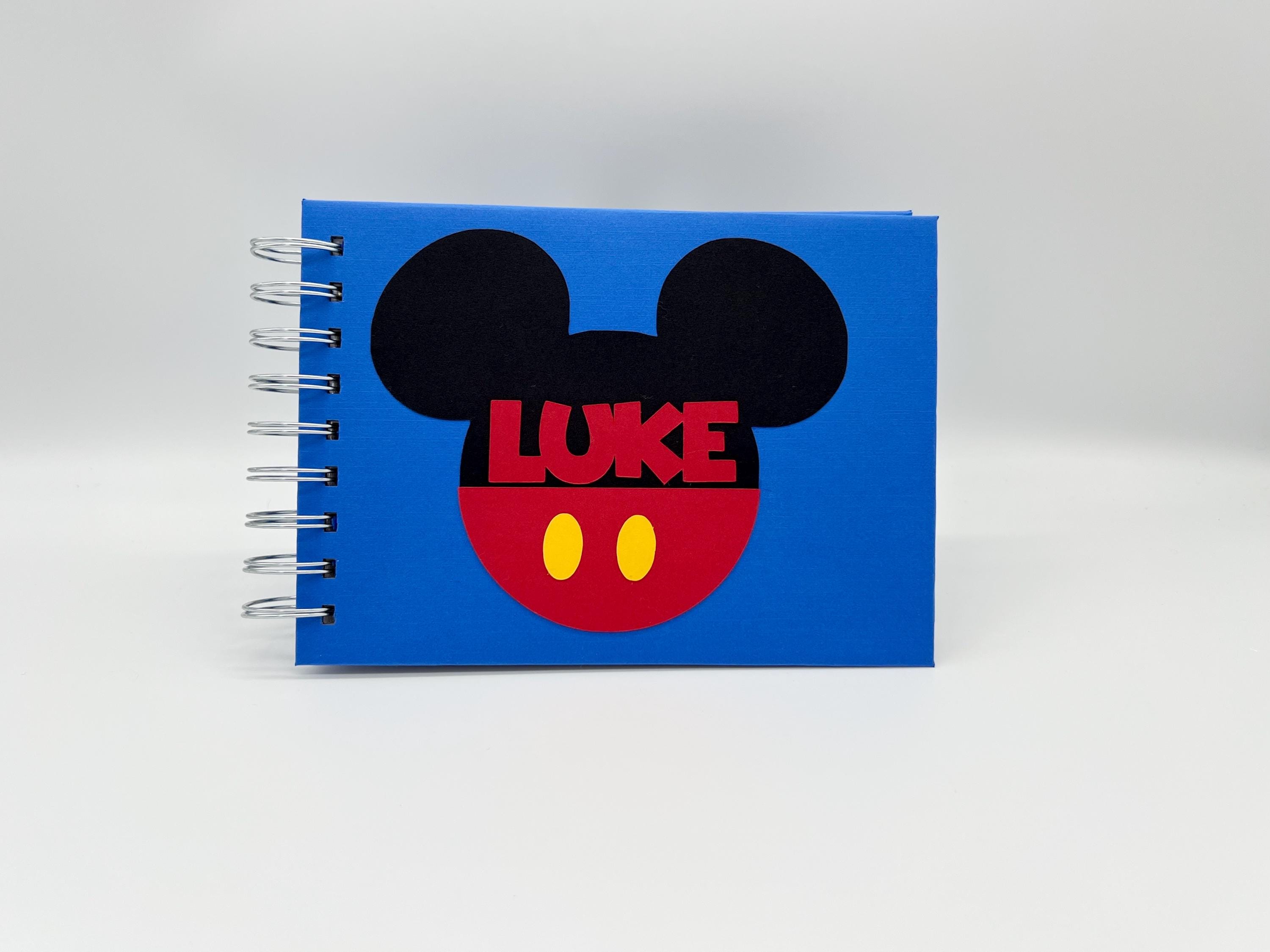 Personalized Mickey Mouse Autograph Book, Disney Vacation Keepsake - Etsy