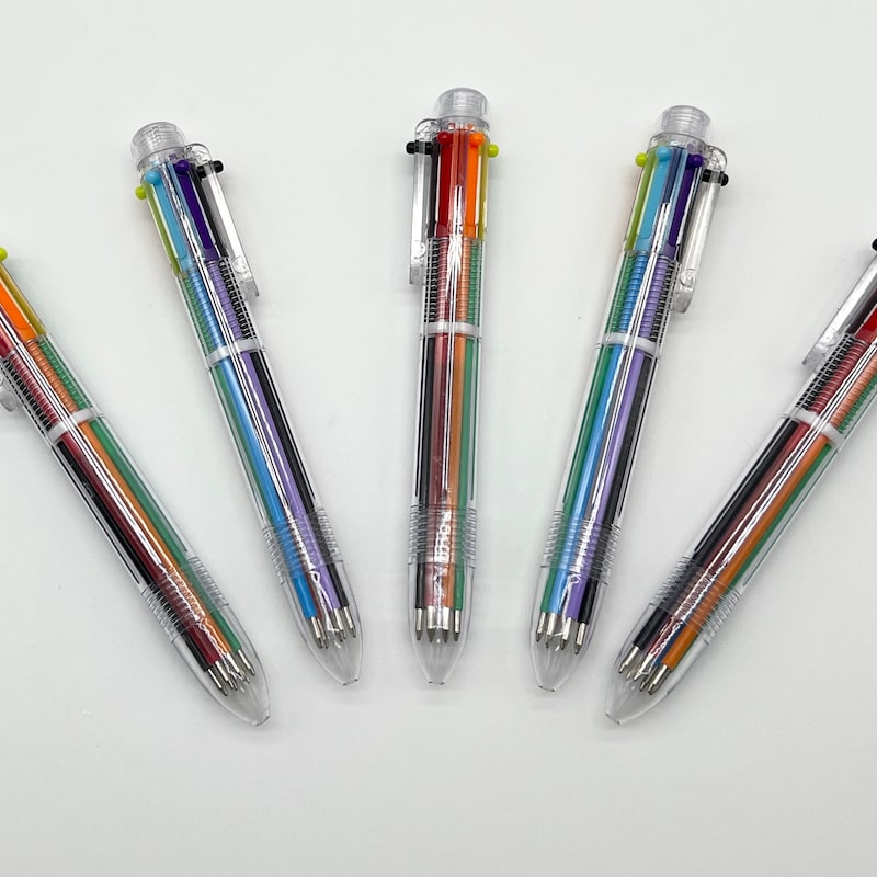 Multi Color Retractable Pen - Etsy