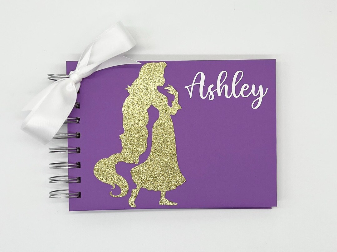 Disney Autograph Book Rapunzel, Disney Princess, Personalized, Disney ...