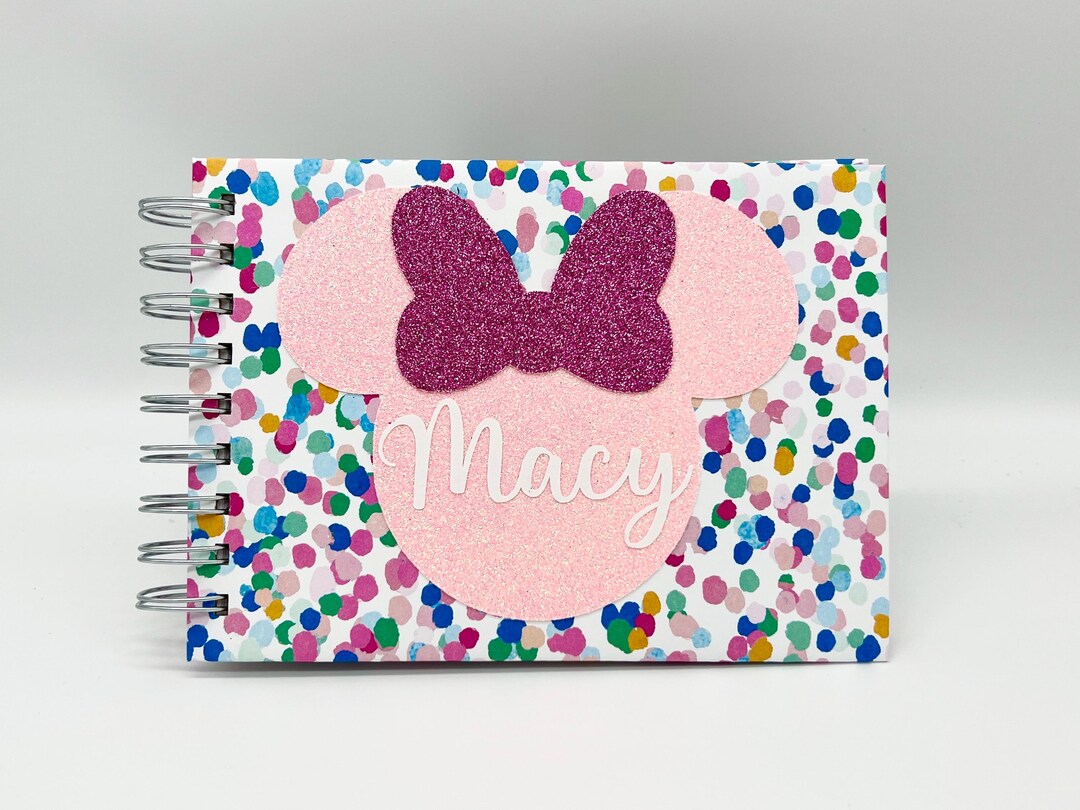 Disney Autograph Book, Glitter Minnie Mouse, Photo Album, Memory Book ...