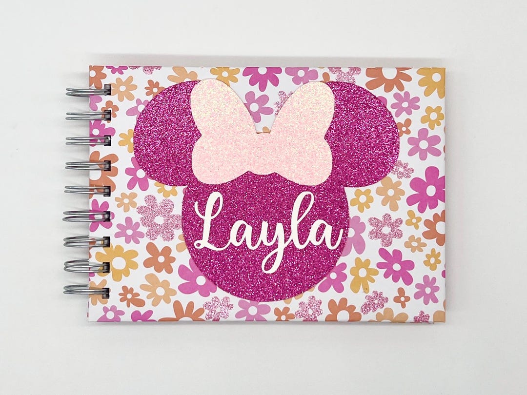 Disney Autograph Book, Glitter Minnie Mouse, Photo Album, Memory Book ...