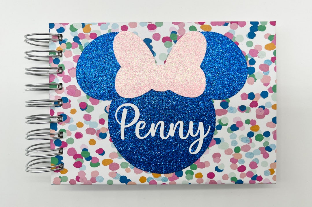 Disney Autograph Book, Glitter Minnie Mouse, Photo Album, Memory Book ...