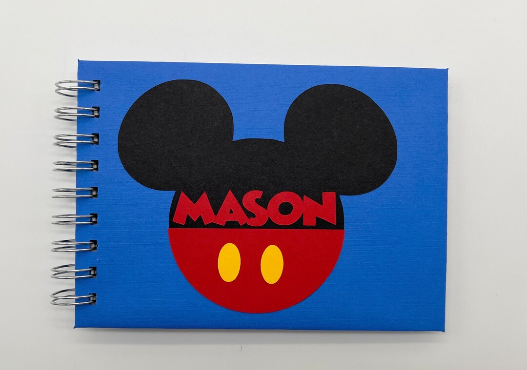 Disney Autograph Book Mickey Mouse Personalized Disney World Disneyland ...