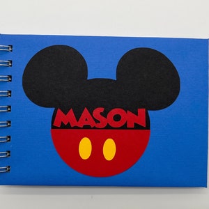 Disney Autograph Book Mickey Mouse Personalized Disney World Disneyland ...