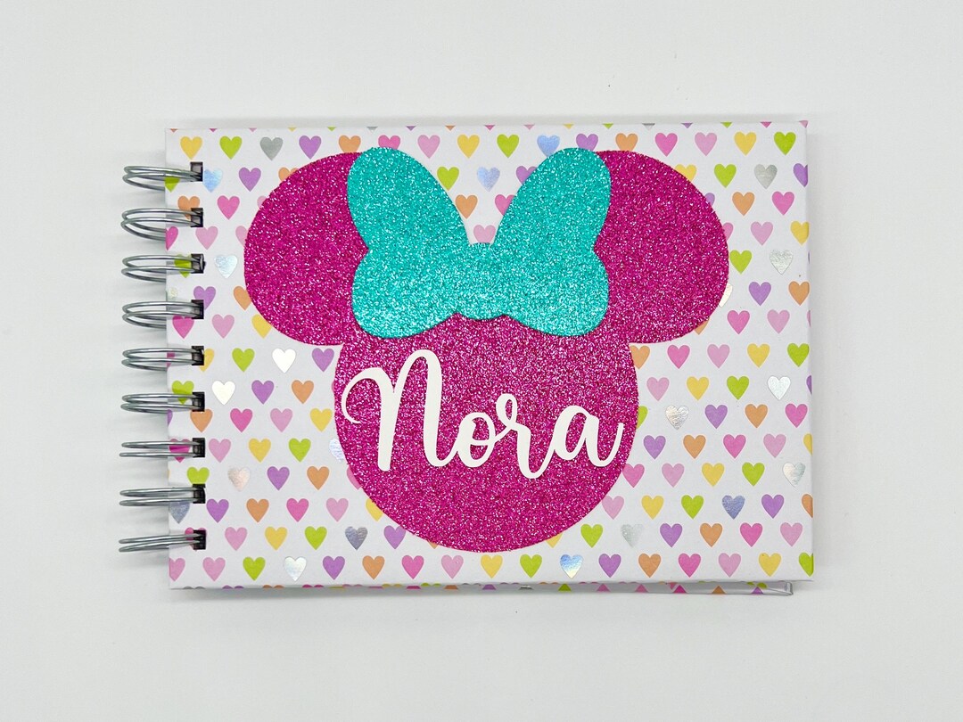 Disney Autograph Book, Glitter Minnie Mouse, Photo Album, Memory Book ...