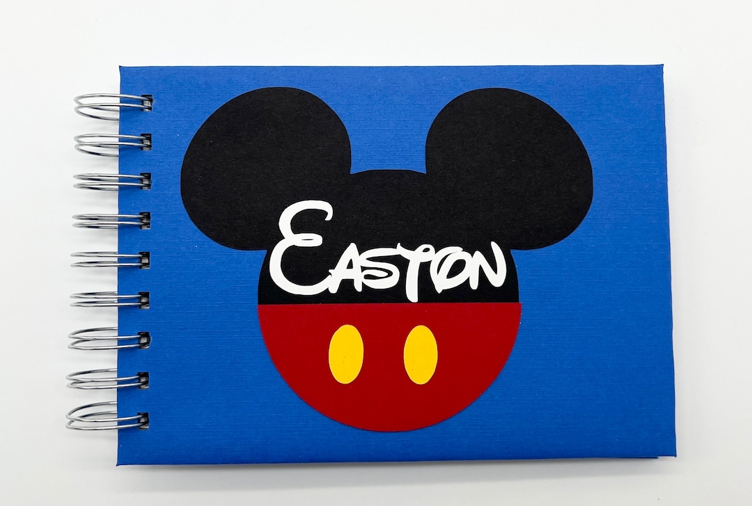 Disney Autograph Book Mickey Mouse Personalized Disney World Disneyland ...