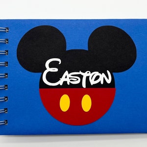 Disney Autograph Book Mickey Mouse Personalized Disney World Disneyland ...
