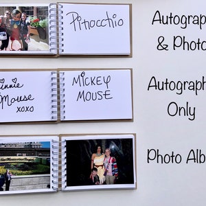 Personalized Autograph Book Mickey Mouse Disney World - Etsy