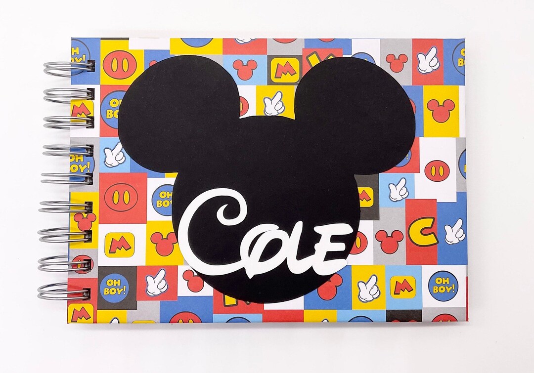 Personalized Autograph Book Mickey Mouse, Disney World Disneyland ...