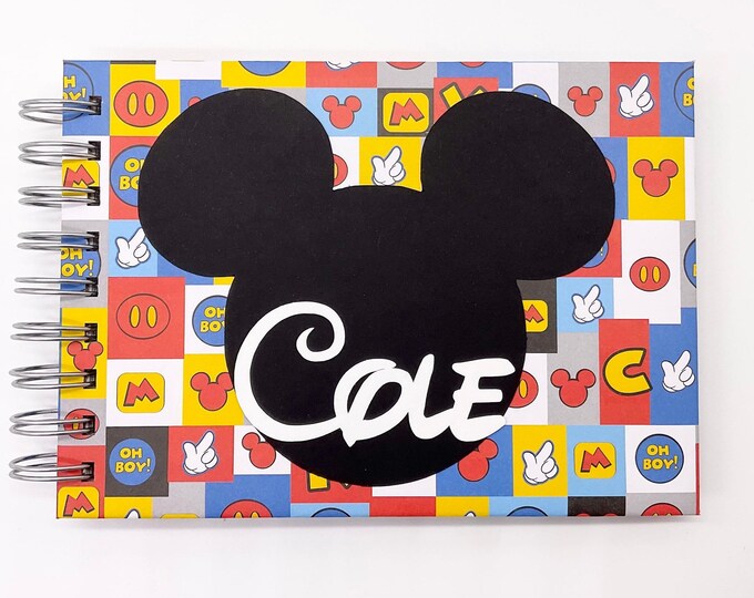 Personalized Autograph Book Mickey Mouse, Disney World Disneyland ...