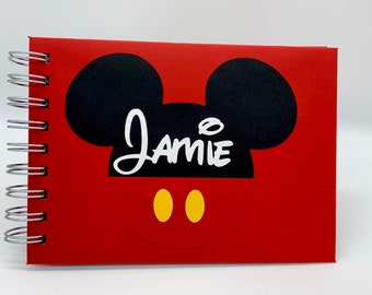 Personalised Mickey Mouse Autograph Book Disneyland / Disney - Etsy