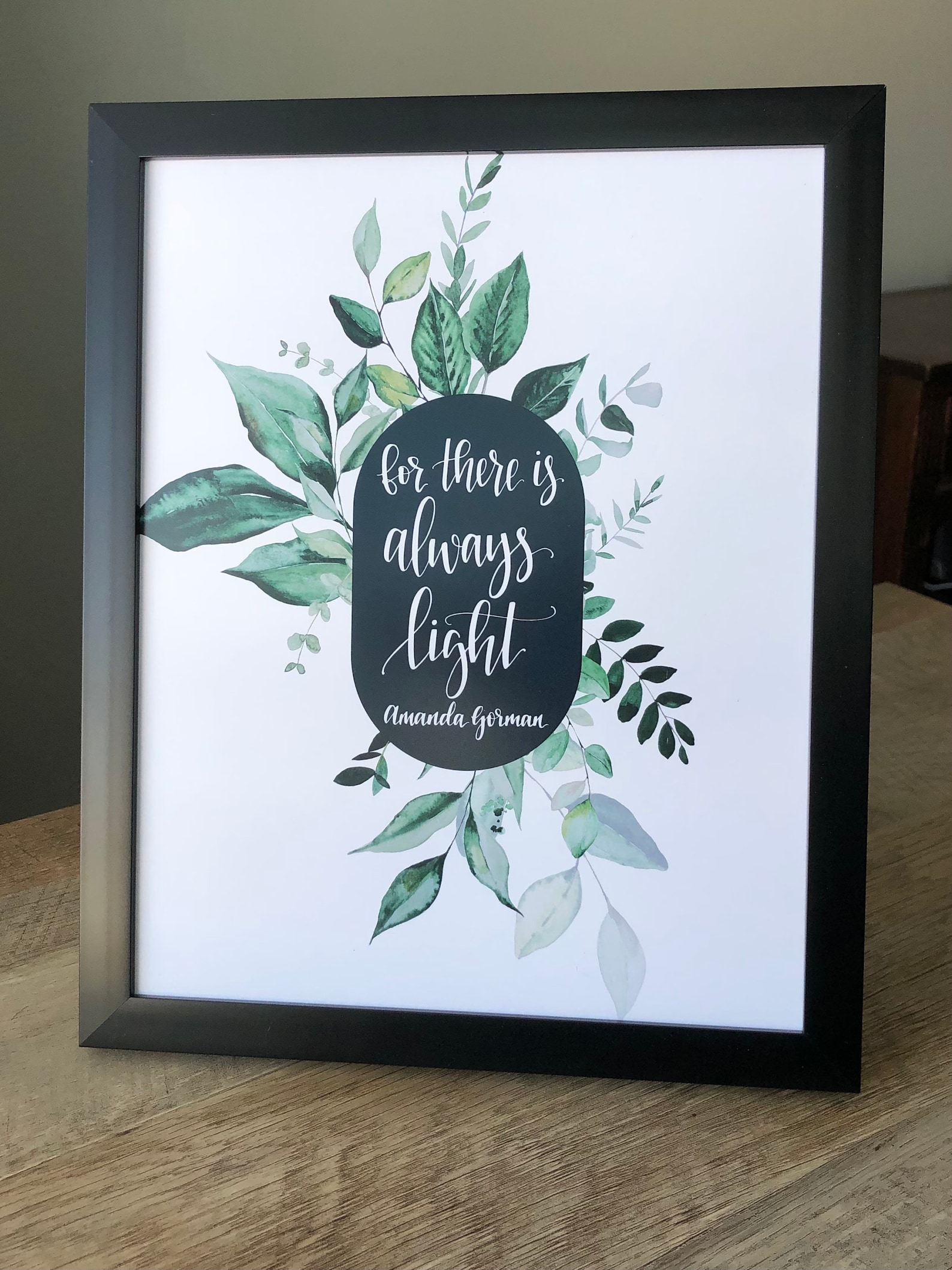 Amanda Gorman Poem the Hill We Climb | Hand-lettered Print | There is ...