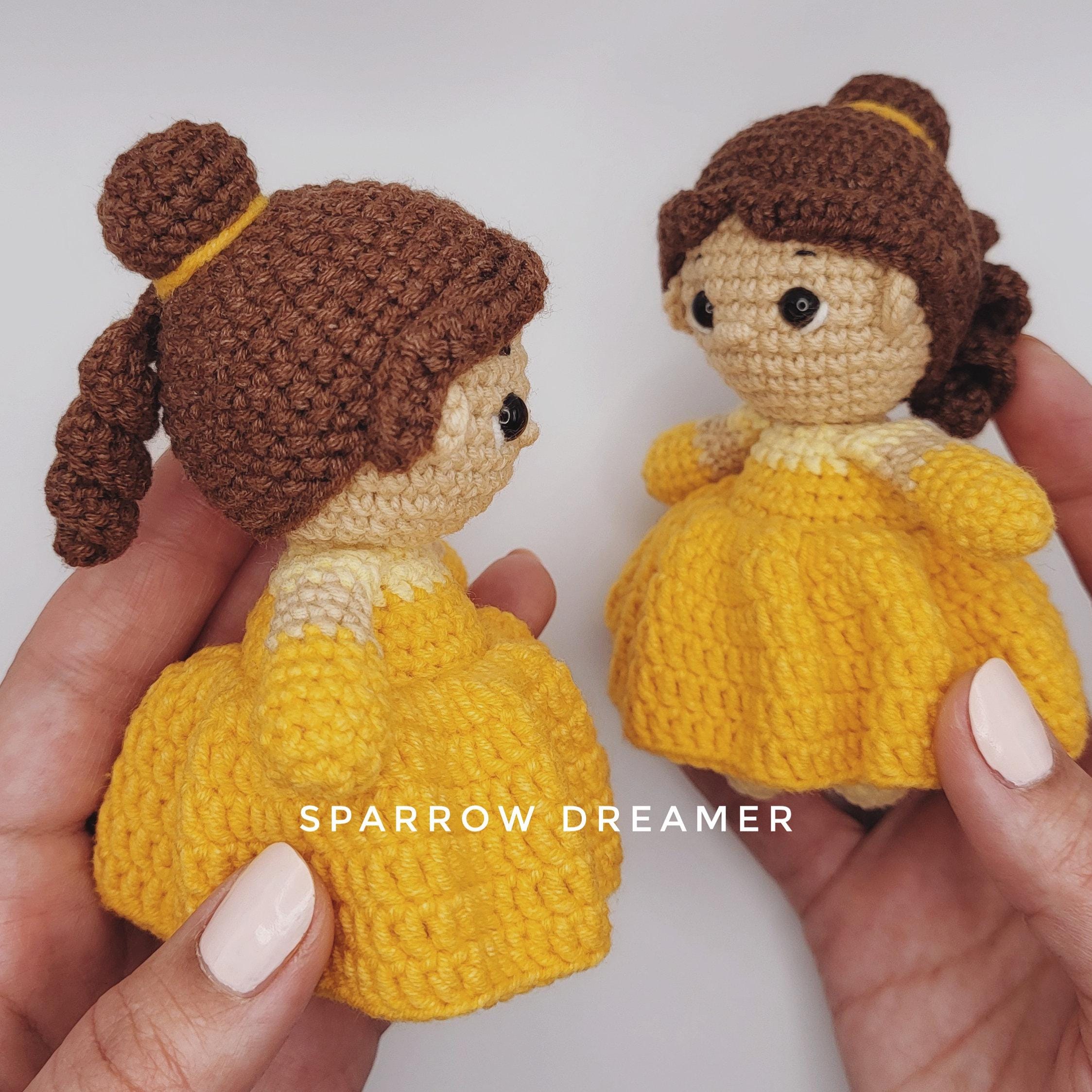 Crochet Mini Doll Pattern: Amigurumi Princess (PDF in ENG) - Etsy