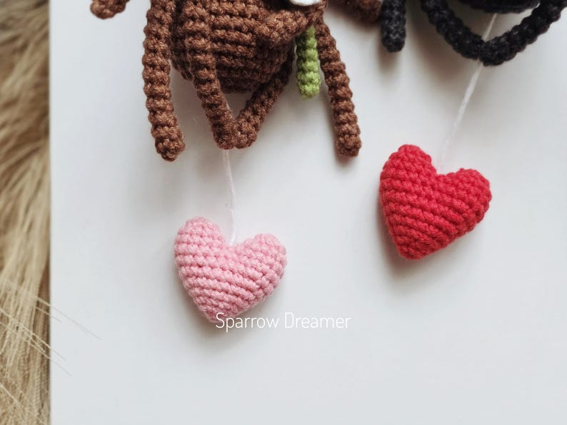 Spider With Heart Crochet Pattern: Valentine Amigurumi Tutorial - Cute ...