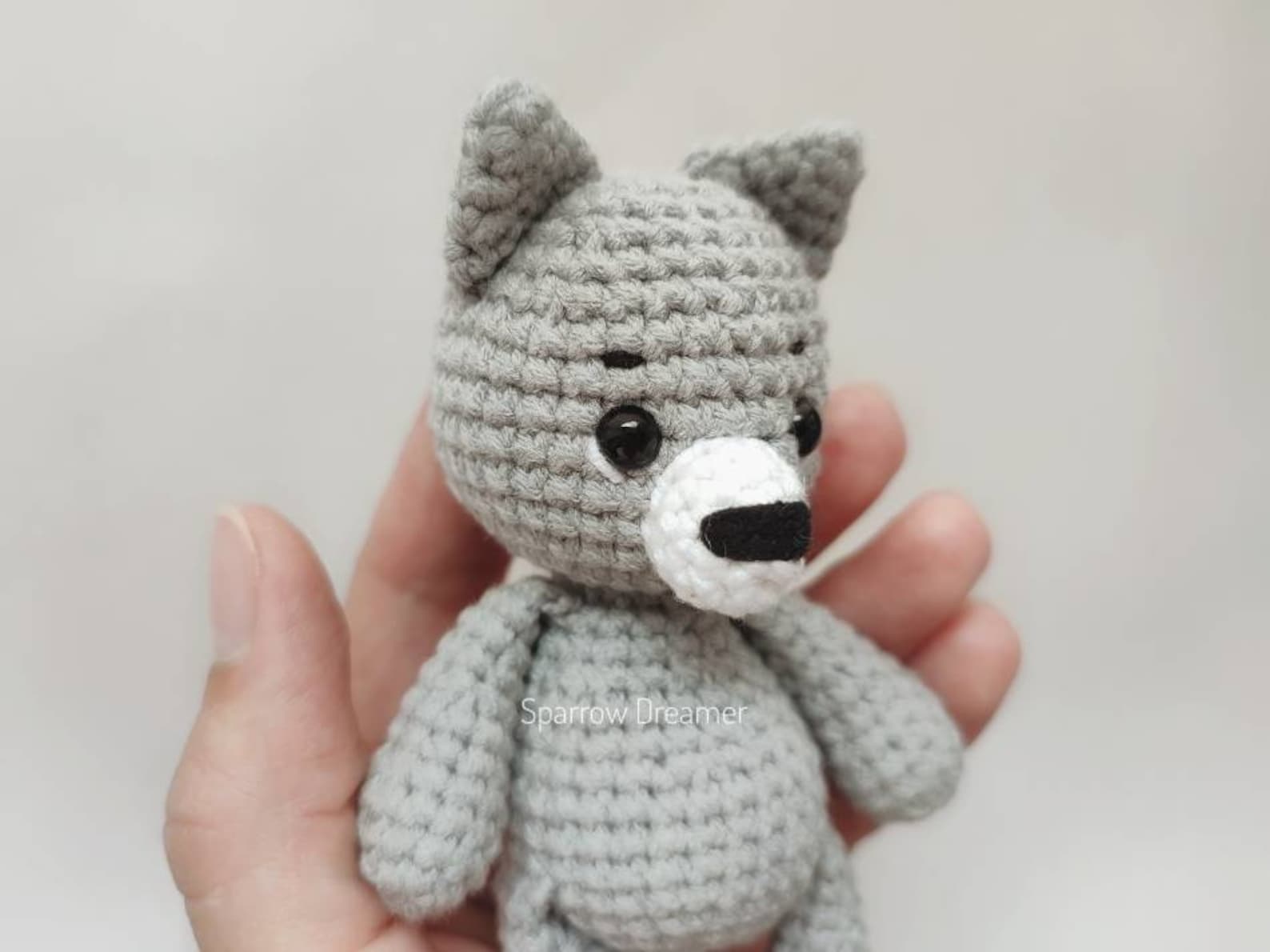 Amigurumi PATTERN Crochet Mini Wolf Tiny Forest Animals PDF - Etsy