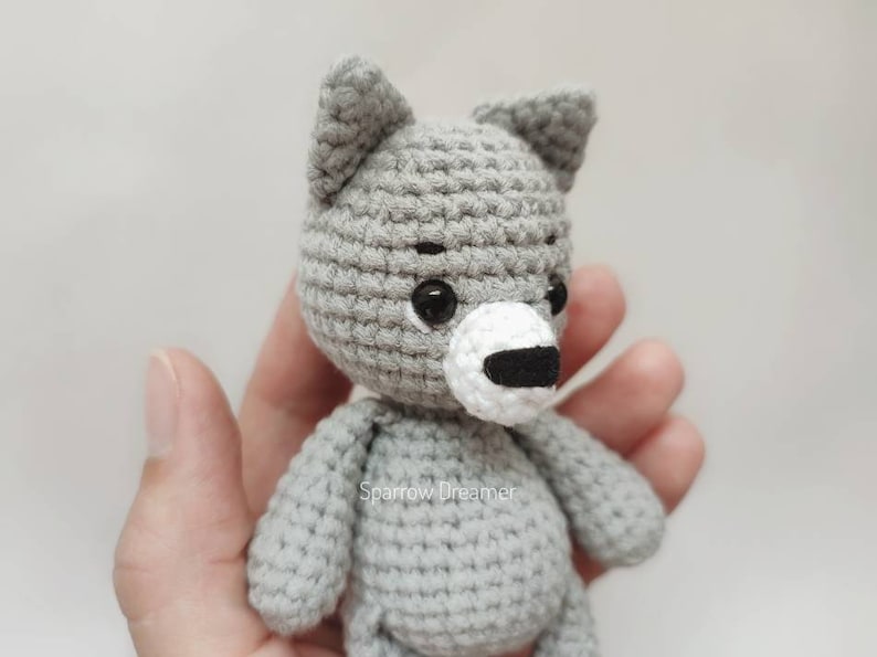 Amigurumi PATTERN Crochet Mini Wolf Tiny Forest Animals PDF - Etsy