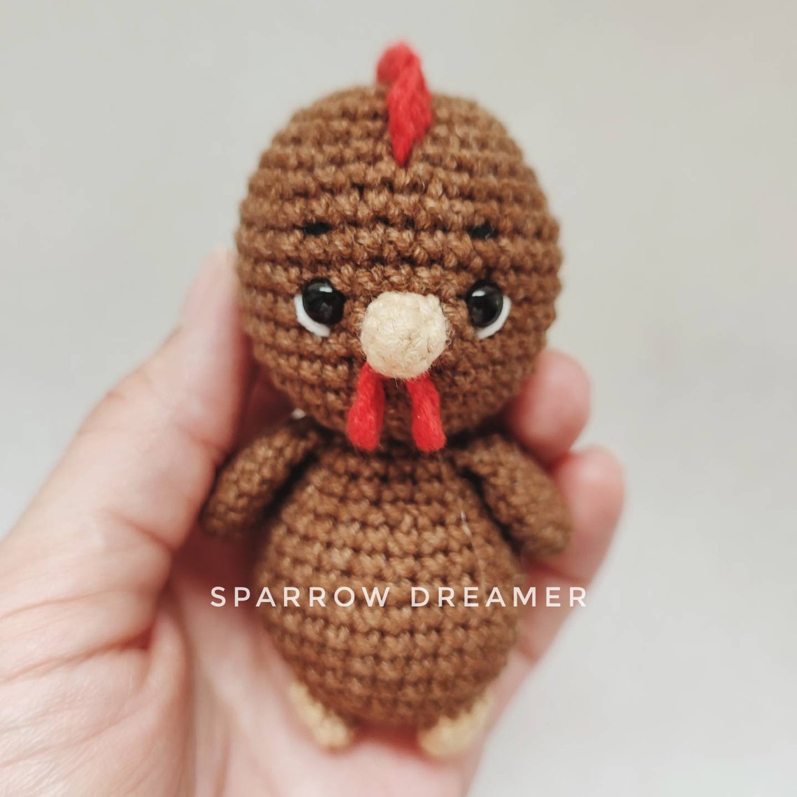 Crochet PATTERN Chicken Mini Toy Farm Animals Crochet Hen - Etsy