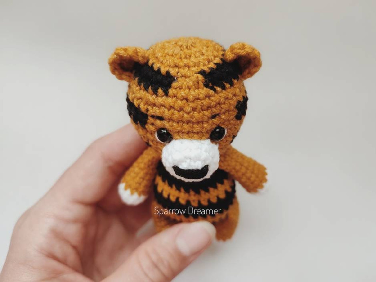 Crochet PATTERN Tiny Tiger Toy Crochet Jungle Animals Pattern - Etsy