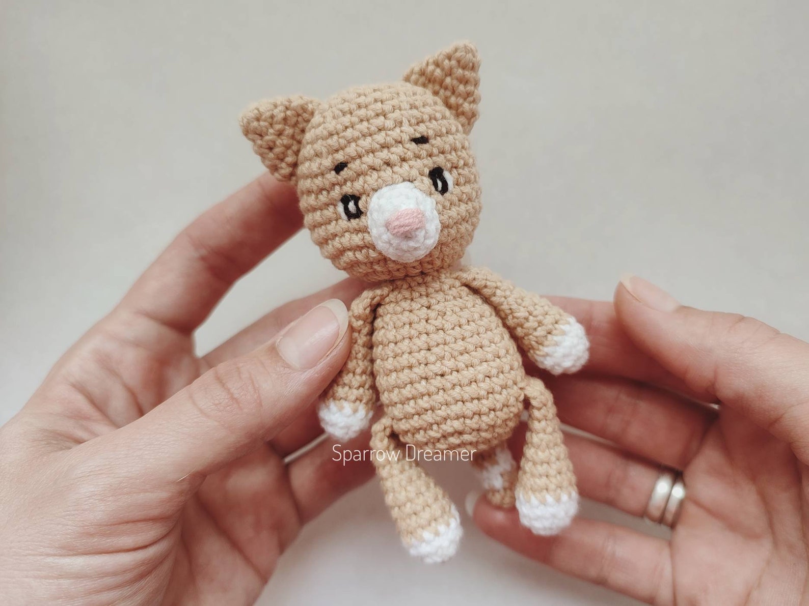 Crochet PATTERN Tiny Cat Toy Crochet Pets Farm Animals Easy - Etsy