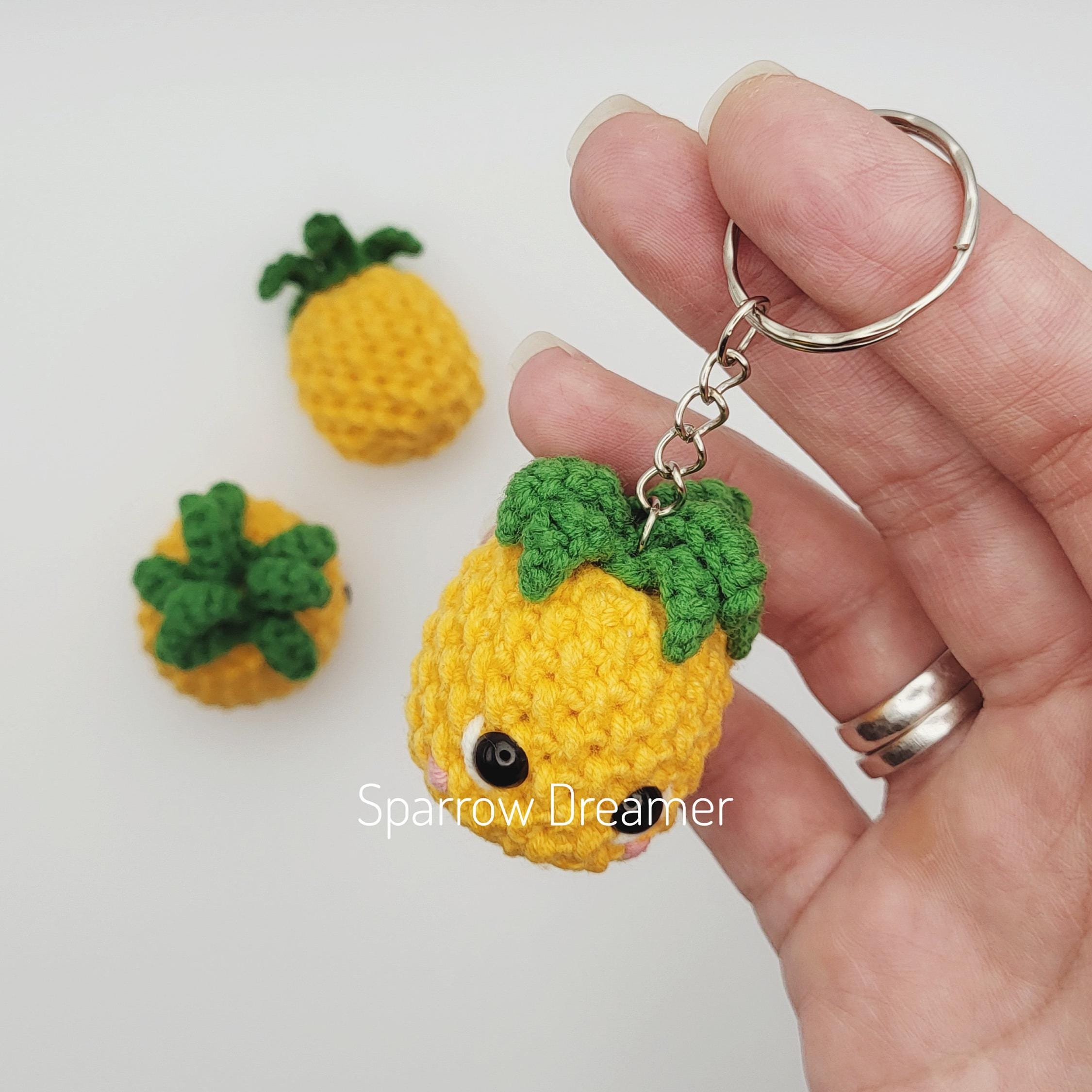 Mini Pineapple Crochet PATTERN, Easy Amigurumi Tutorial, Funny Food ...