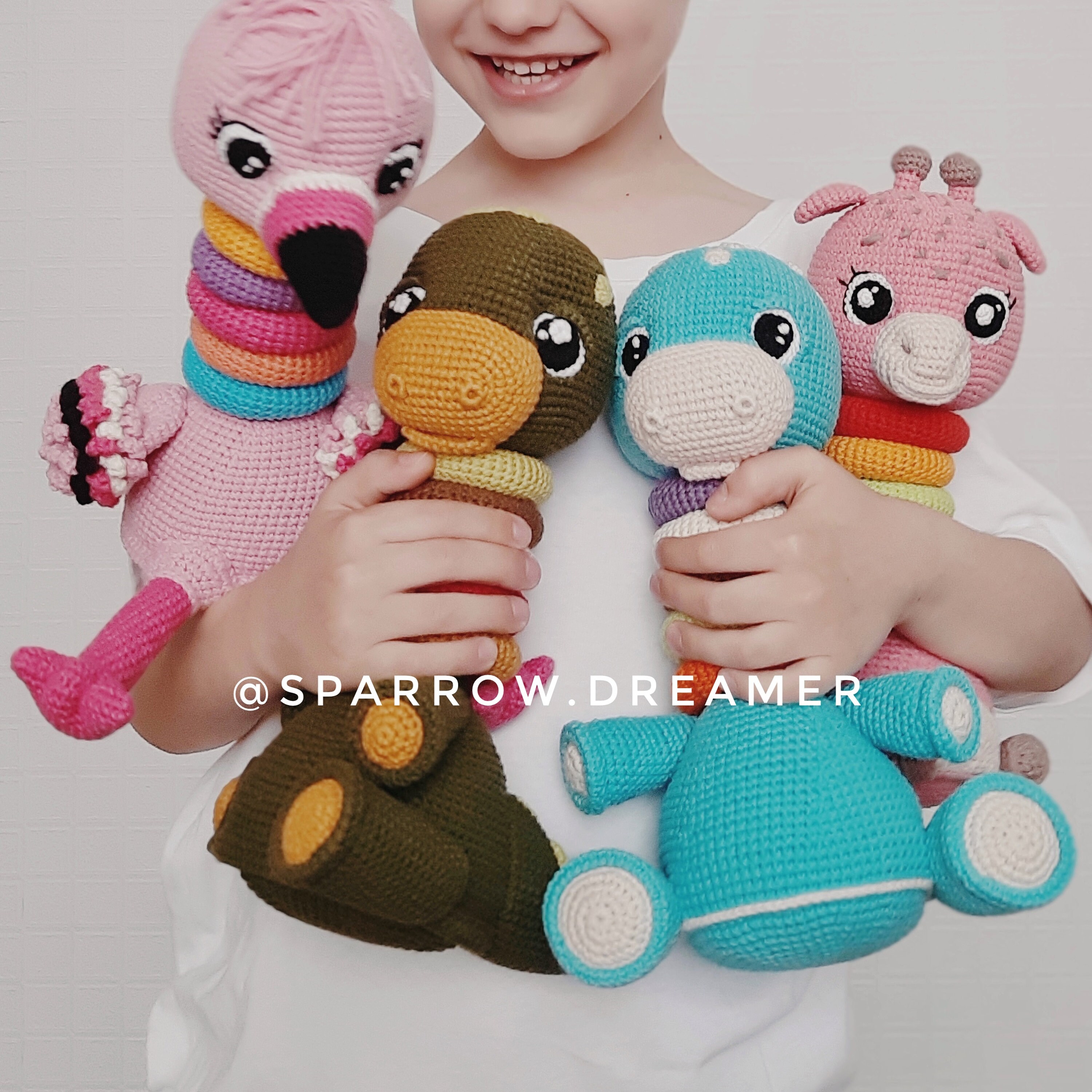 Crochet Giraffe PATTERN Amigurumi Stacking Rings Toy Pattern - Etsy UK