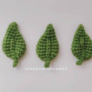 Amigurumi PATTERN Mini Crochet Leaf PDF in English - Etsy