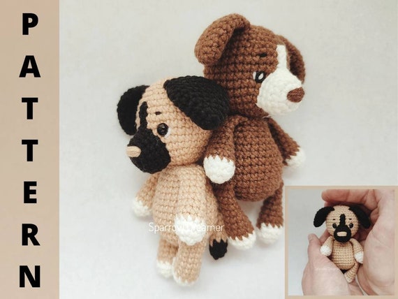 Crochet PATTERN Mini Dog Crochet Puppy Toy Pattern Amigurumi - Etsy