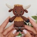PATTERN: Crochet Bison, Mini Buffalo Amigurumi PDF Tutorial in English ...