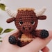 PATTERN: Crochet Bison, Mini Buffalo Amigurumi PDF Tutorial in English, Buffalo Crochet Pattern ...
