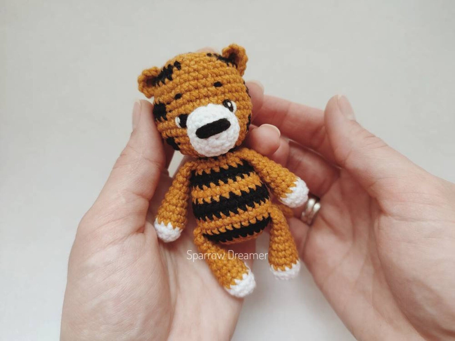 Crochet PATTERN Tiny Tiger Toy Crochet Jungle Animals Pattern - Etsy