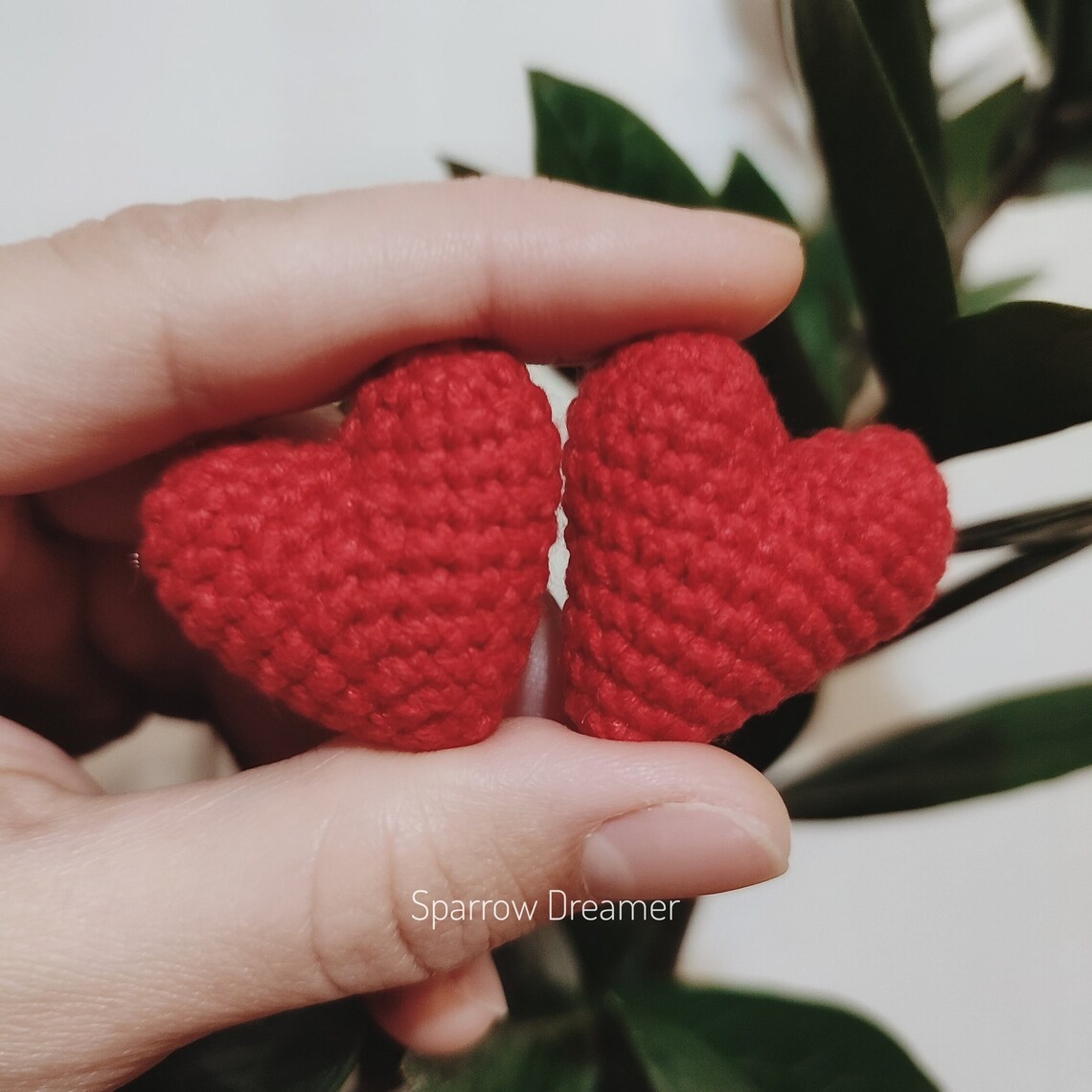 Crochet PATTERN Mini Heart PDF in English Valentine's Day - Etsy