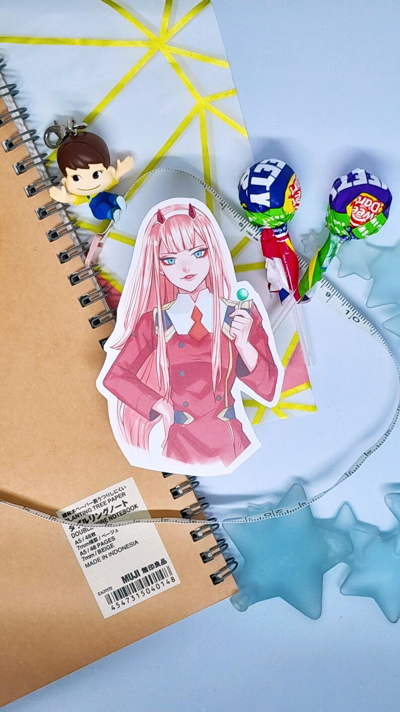 Zero Two Sticker - Etsy