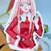 Zero Two Sticker - Etsy