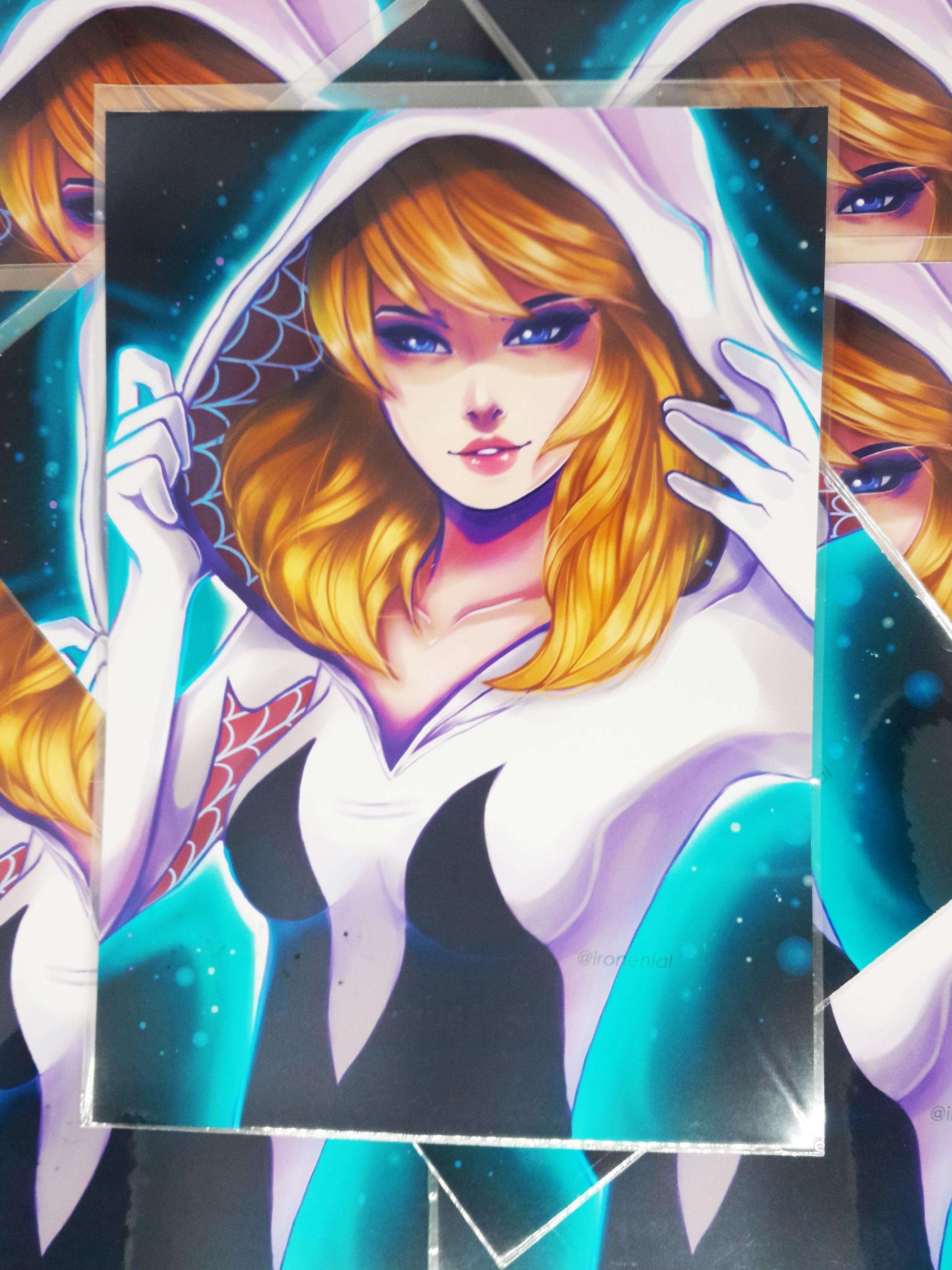 Spider-gwen Art Print - Etsy