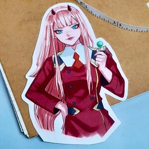 Zero Two Sticker - Etsy