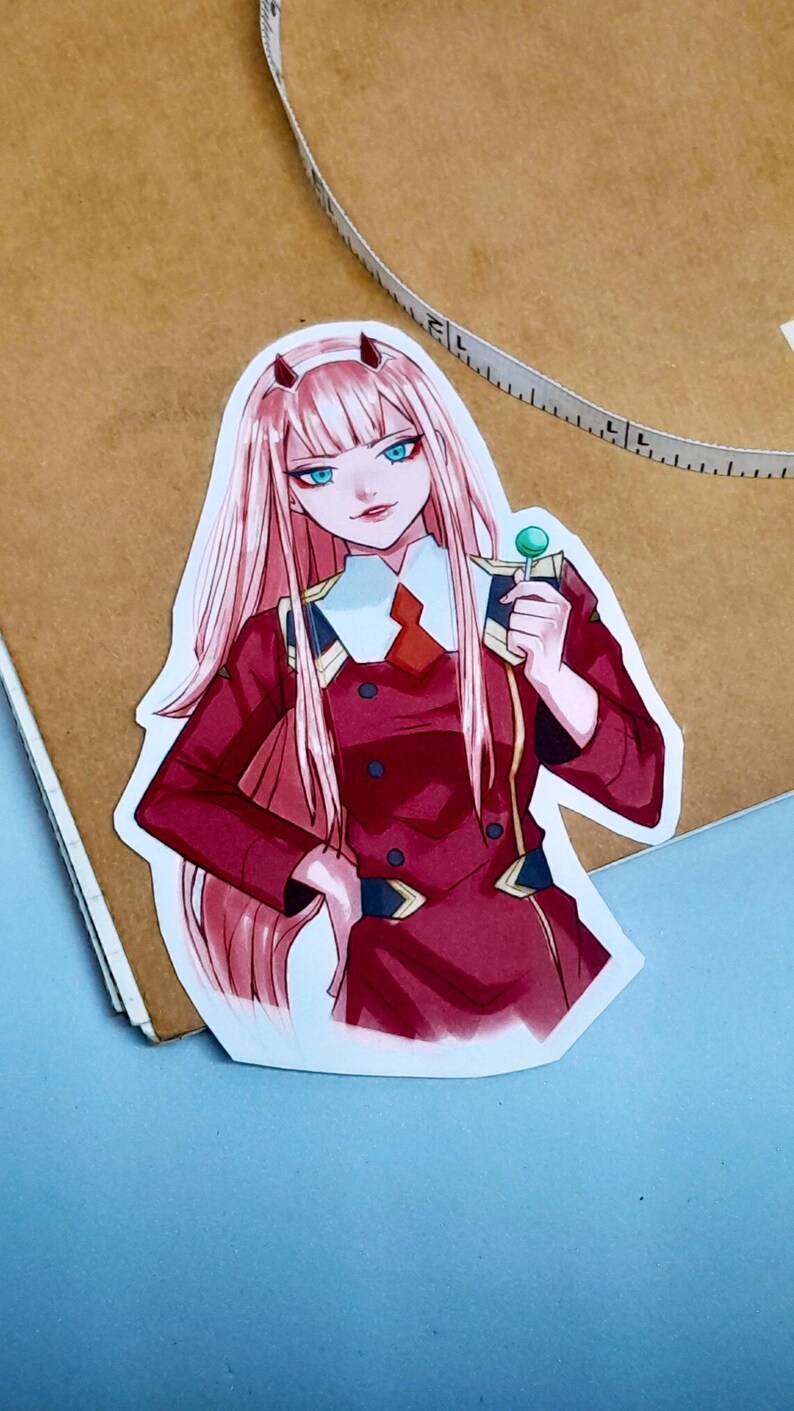 Zero Two Sticker - Etsy