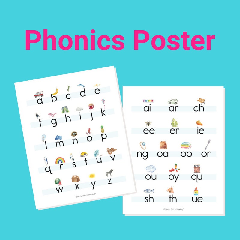 Phonics Poster - Etsy