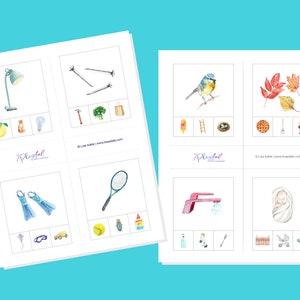 Things That Go Together Toddler Matching Game - Montessori Printable ...