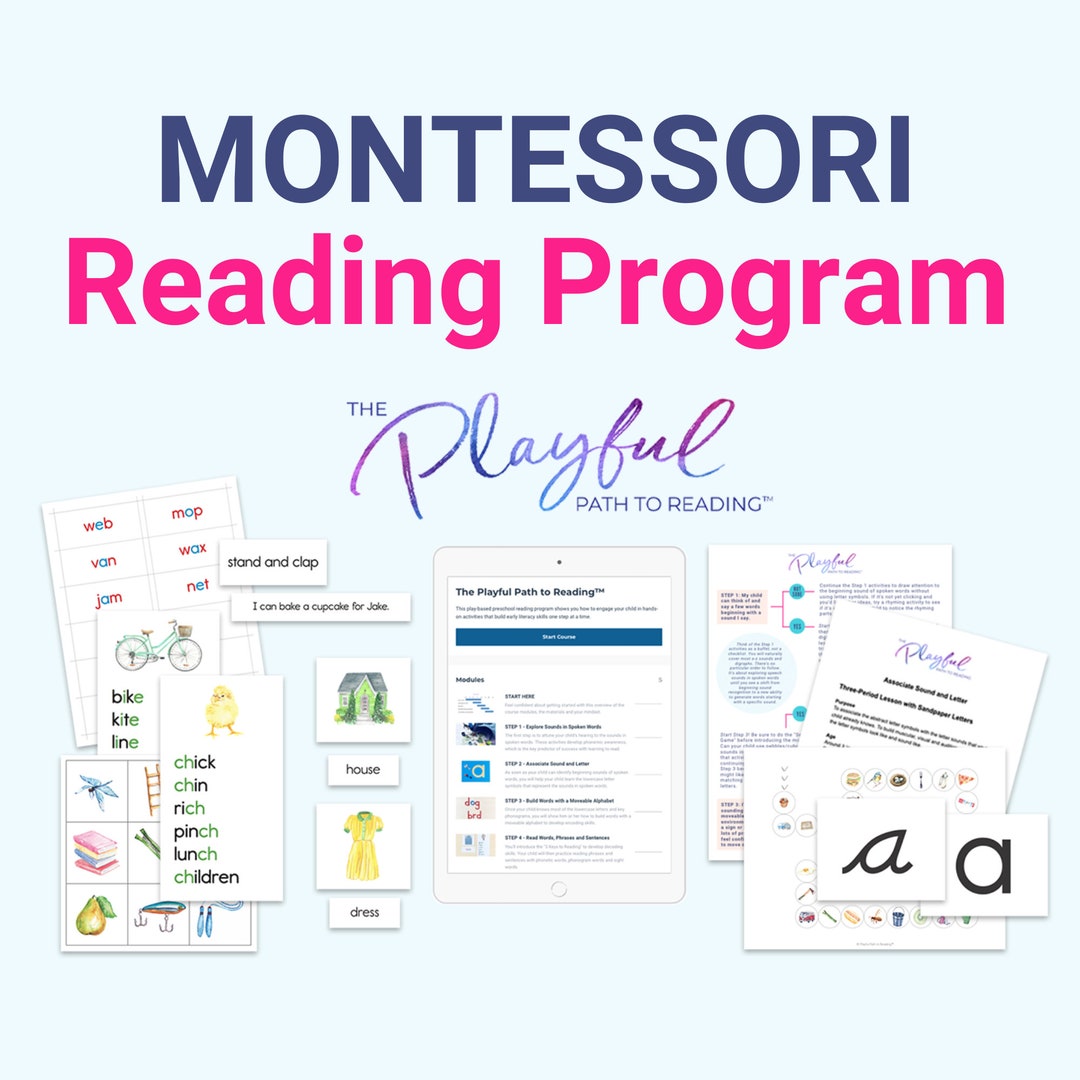 Montessori Reading Program - Montessori Language Curriculum Materials ...