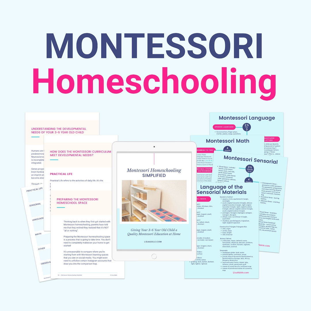 Montessori Homeschool Curriculum - Toddler Education - Preschool ...
