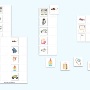 Rhyming Words Activities - Montessori Cards Rhyming Games - Rhyming ...