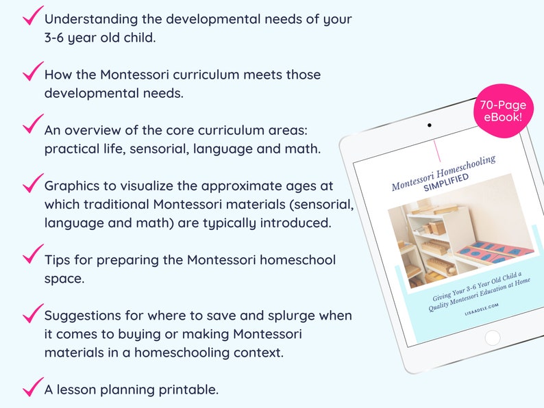 Montessori Homeschool Curriculum – Toddler & Preschool Education (PDF ...